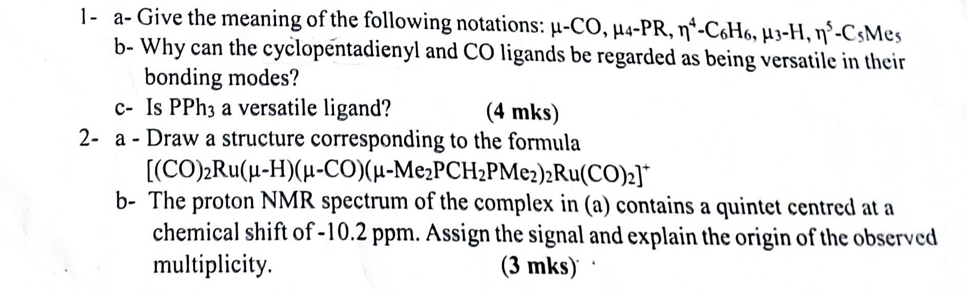 Solved 1- ﻿a- ﻿Give the meaning of the following notations: | Chegg.com