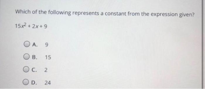 Solved Select the correct answer. What is the value of this | Chegg.com