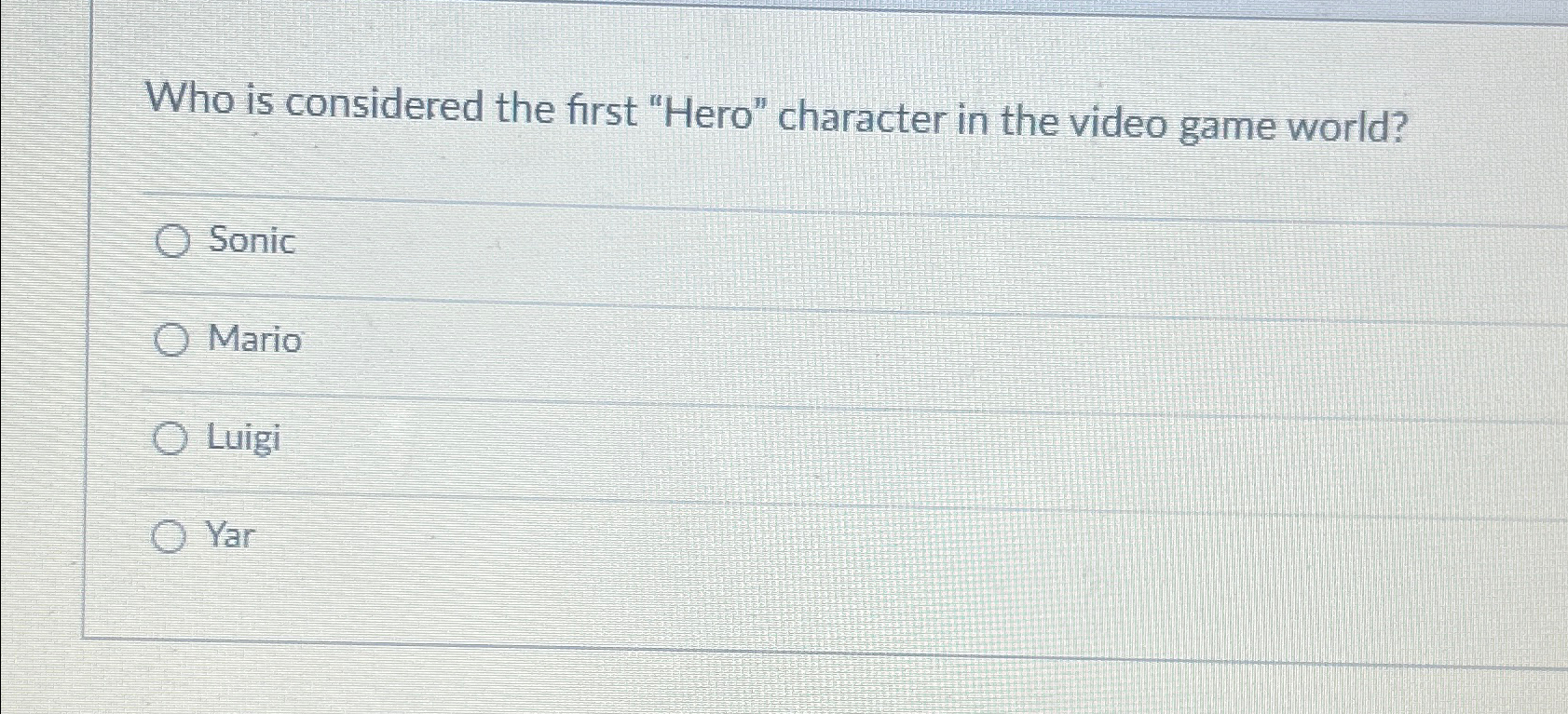 Solved Who is considered the first "Hero" character in the | Chegg.com