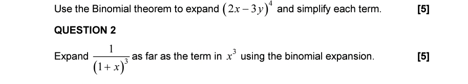 Solved Use the Binomial theorem to expand (2x-3y)4 ﻿and | Chegg.com