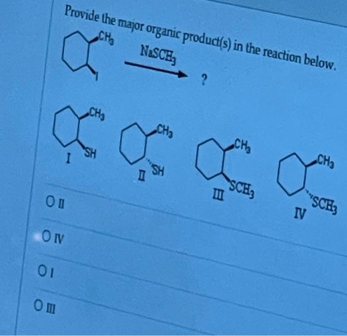 Solved Provide the major organic product(s) in the reaction | Chegg.com