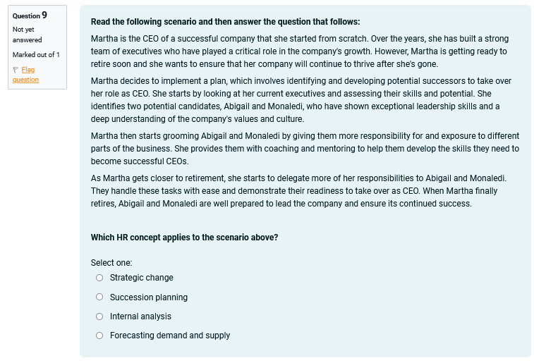 Solved Read the following scenario and then answer the | Chegg.com