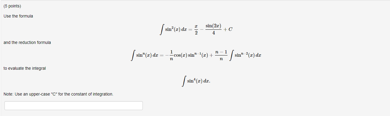 Solved (5 ﻿points)Use the | Chegg.com