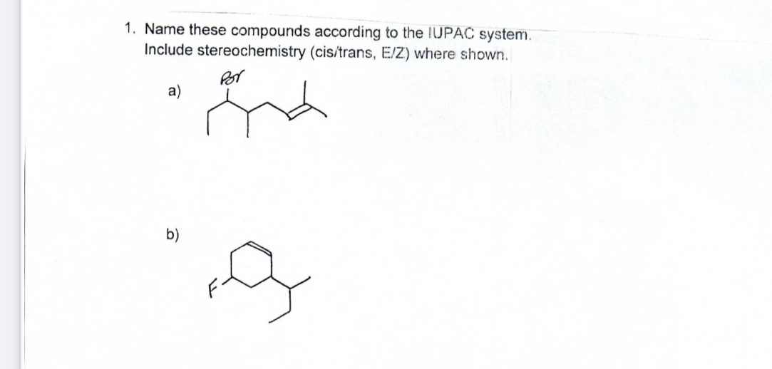 Solved Name these compounds according to the IUPAC system. | Chegg.com