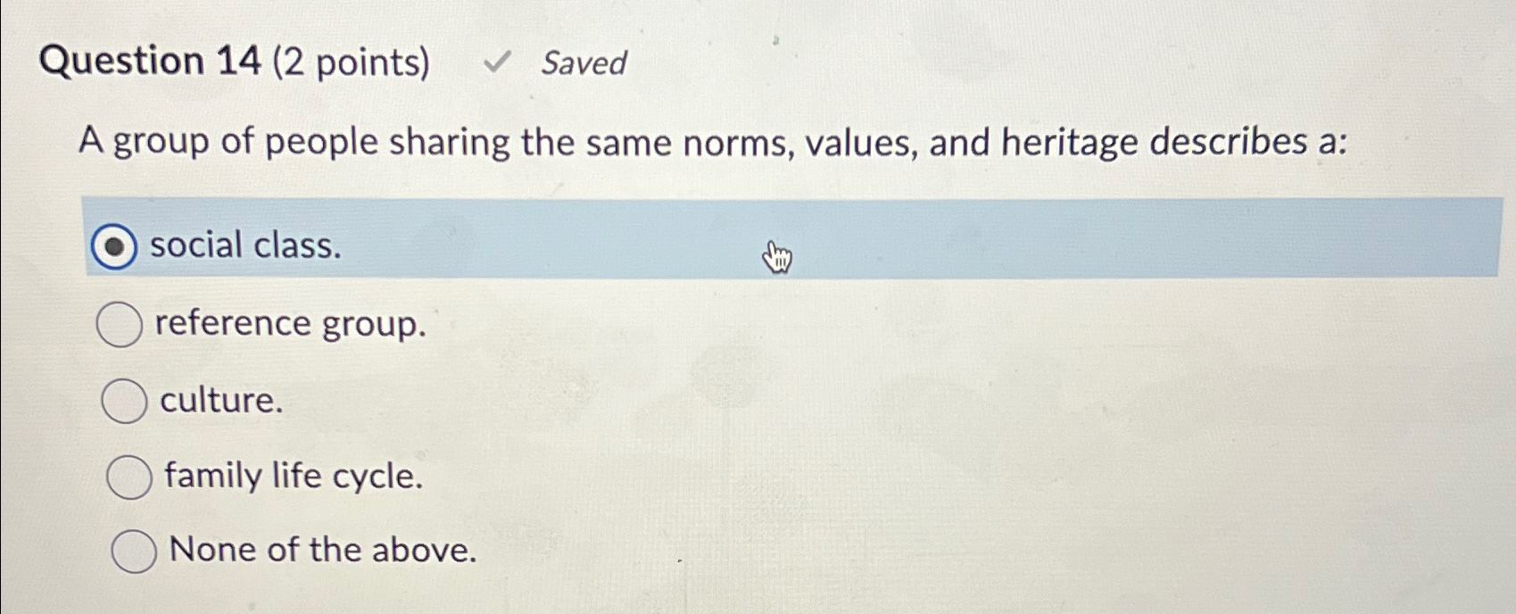 Solved Question 14 (2 points) SavedA group of people | Chegg.com Solved Question 14 (2 points) SavedA group of people | Chegg.com