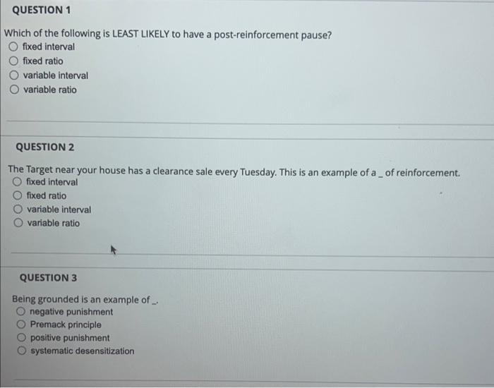 Solved Which of the following is LEAST LIKELY to have a | Chegg.com