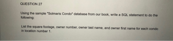 Solved The following code would include: SELECT Customer_T | Chegg.com