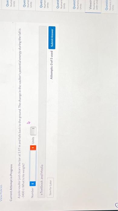 Solved View Policies Current Attempt in Progress A | Chegg.com