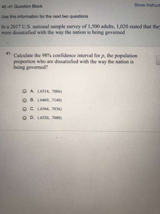 Solved 40-41 Question Block Show Instruc Use this | Chegg.com Solved 40-41 Question Block Show Instruc Use this | Chegg.com