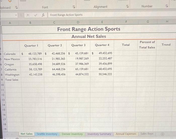 Excel_Introductory_Capstone1_Year_End_Report Project | Chegg.com