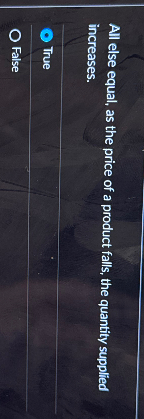 Solved All else equal, as the price of a product falls, the | Chegg.com