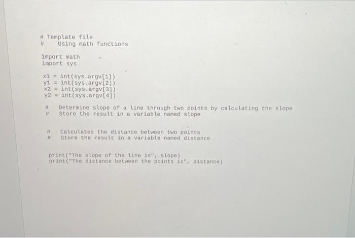 Solved Specification Add to the template file called | Chegg.com