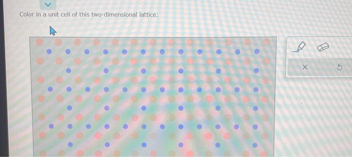 Solved Color in a unit cell of this two-dimensional lattice: | Chegg.com