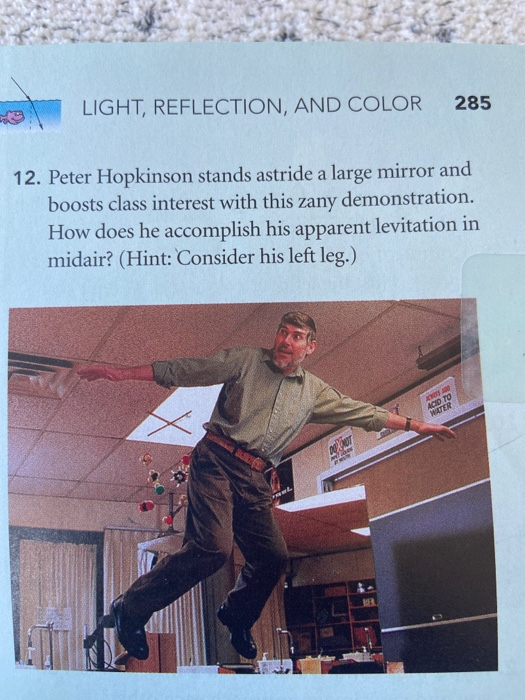 Solved LIGHT, REFLECTION, AND COLOR 285 12. Peter Hopkinson | Chegg.com