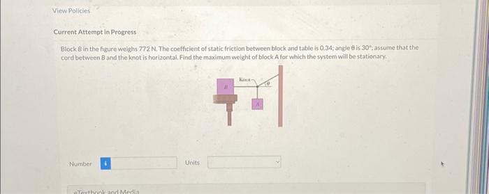 Solved View Policies Current Attempt in Progress Block B in | Chegg.com