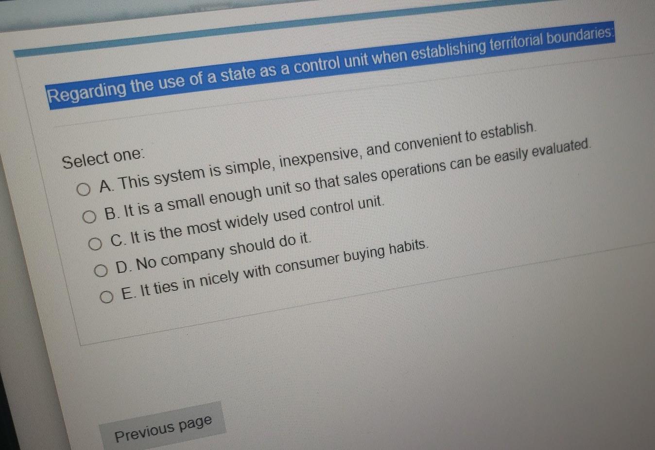 Solved Regarding the use of a state as a control unit when | Chegg.com