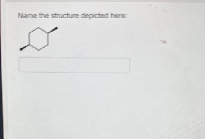 Solved Name the structure depicted here: | Chegg.com
