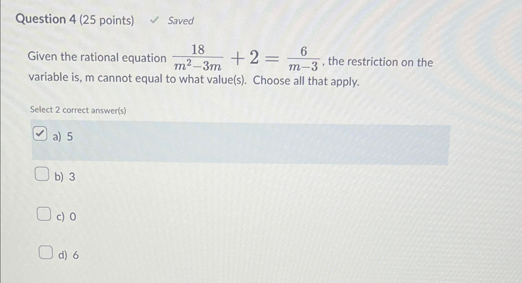 Solved Question 4 (25 ﻿points) ﻿SavedGiven the rational | Chegg.com
