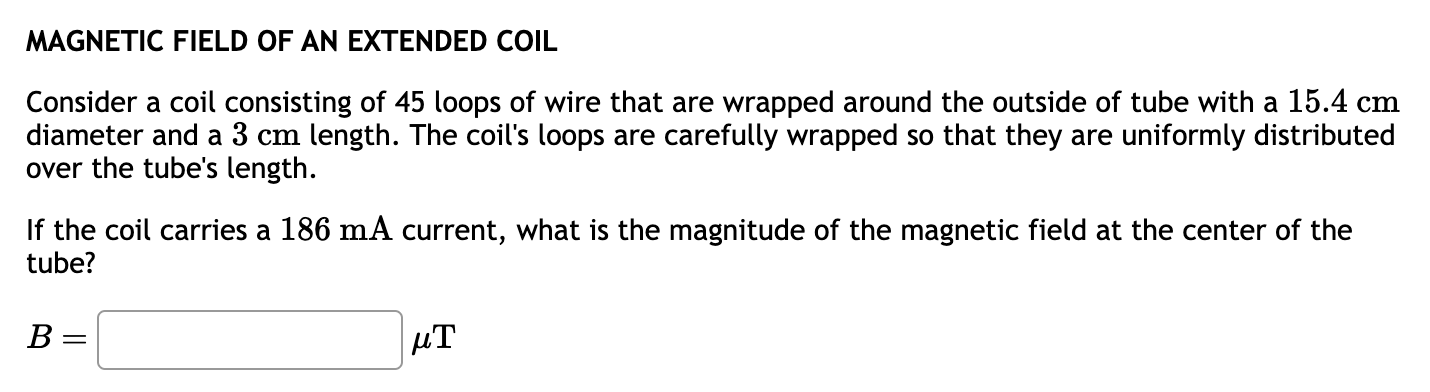 Solved MAGNETIC FIELD OF AN EXTENDED COILConsider a coil | Chegg.com