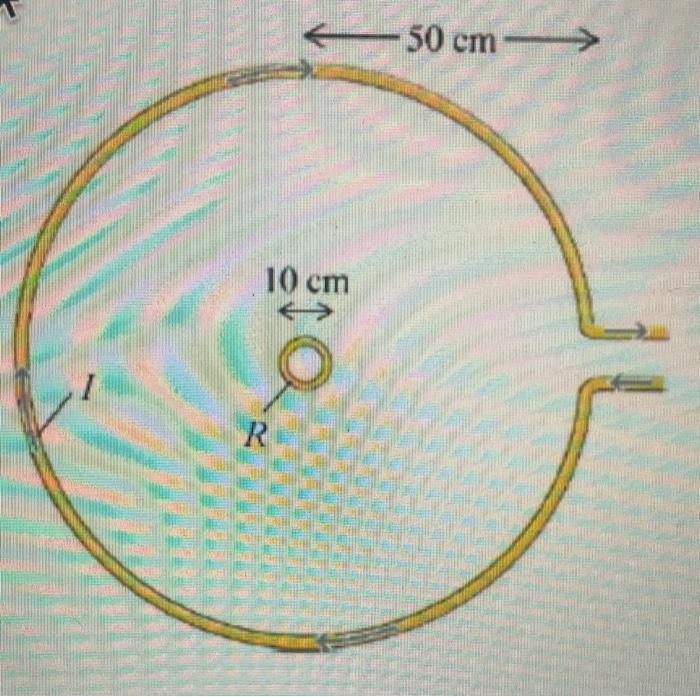 Solved A small circular loop of wire of radius 5.0 cm and | Chegg.com