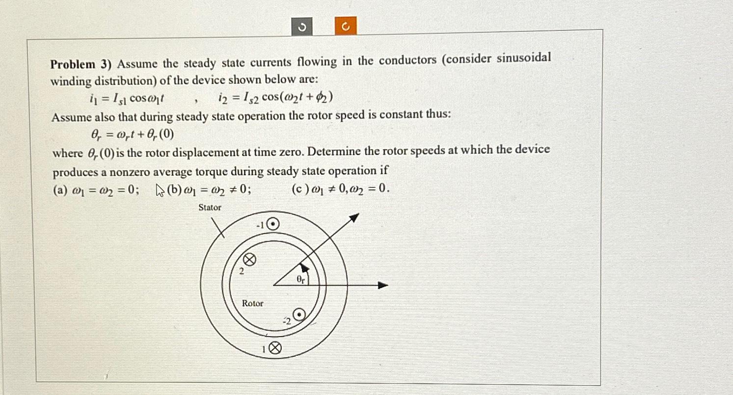 Solved Problem 3) ﻿Assume the steady state currents flowing | Chegg.com