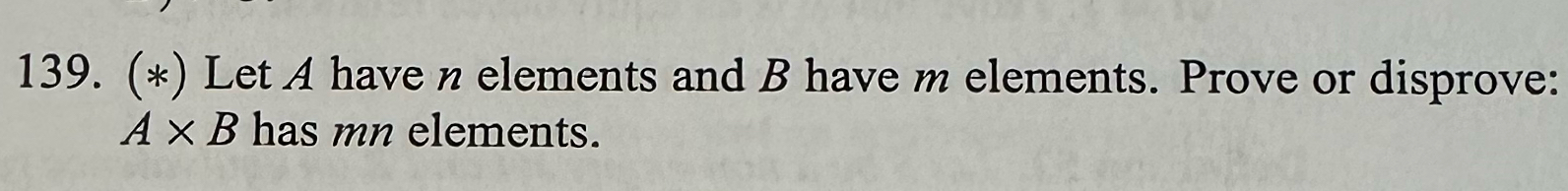 Solved ﻿let A Have N ﻿elements And B ﻿have M ﻿elements