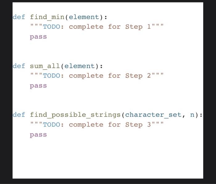 Solved Goal As a computer science tutor, the user of these | Chegg.com