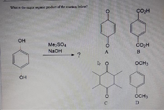 Solved What is the major organic product of the reaction | Chegg.com