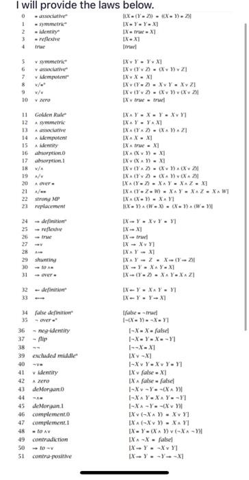 Solved using laws of predicate calculus prove here are | Chegg.com