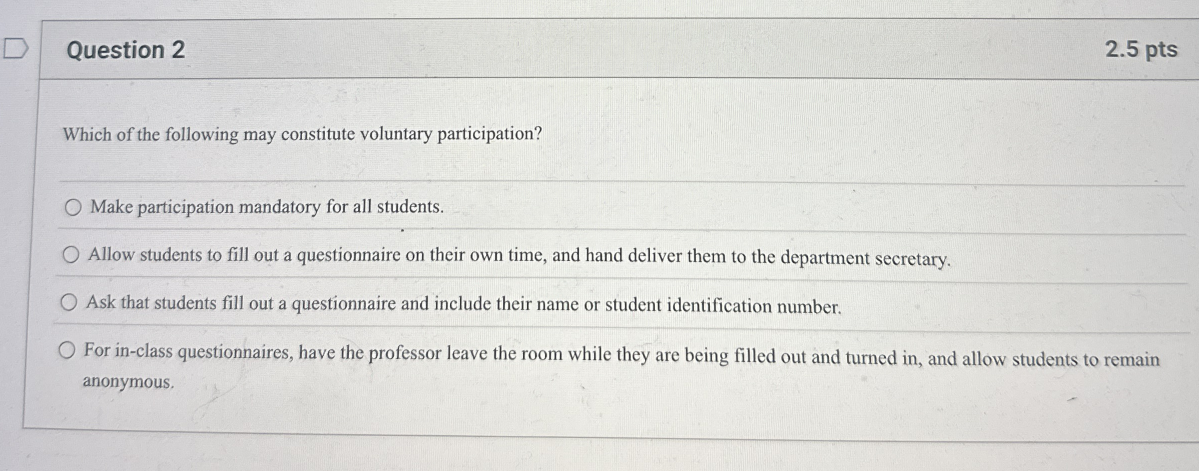 Question 22.5 ﻿ptsWhich of the following may | Chegg.com
