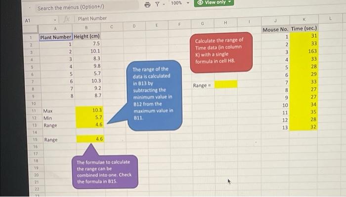 Solved Columns G and H contain data from 50 medium ground | Chegg.com