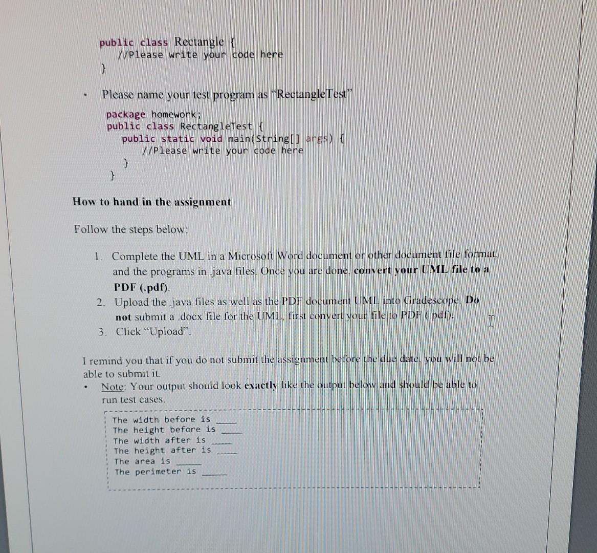 Solved Due date: October 13, 2023 (Friday), 2:30pm Objects | Chegg.com