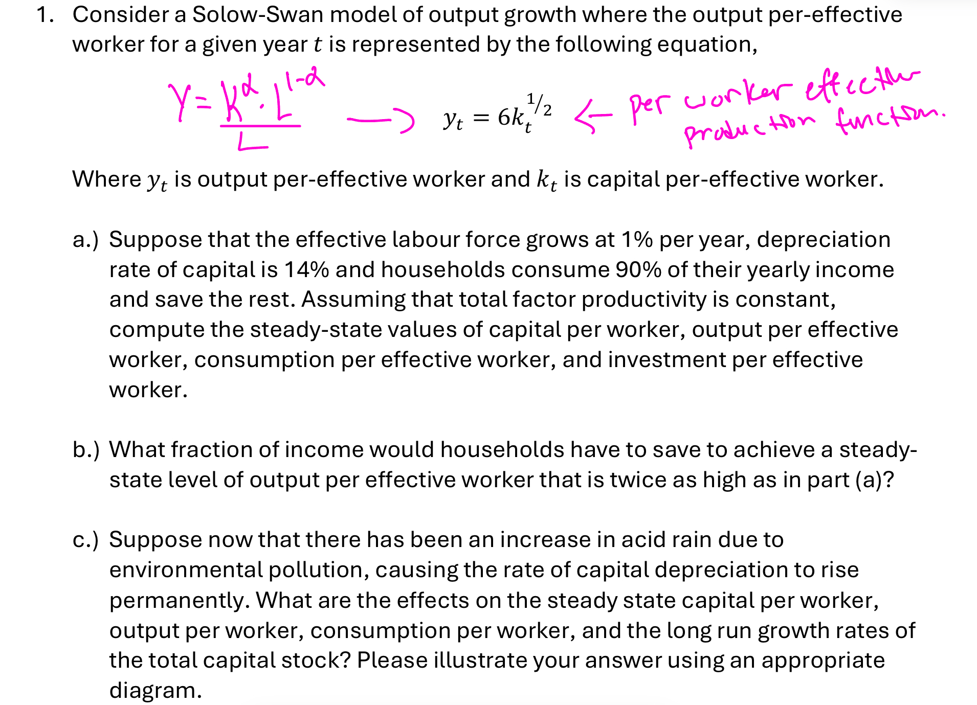 Solved Please illustrate your answer using an | Chegg.com