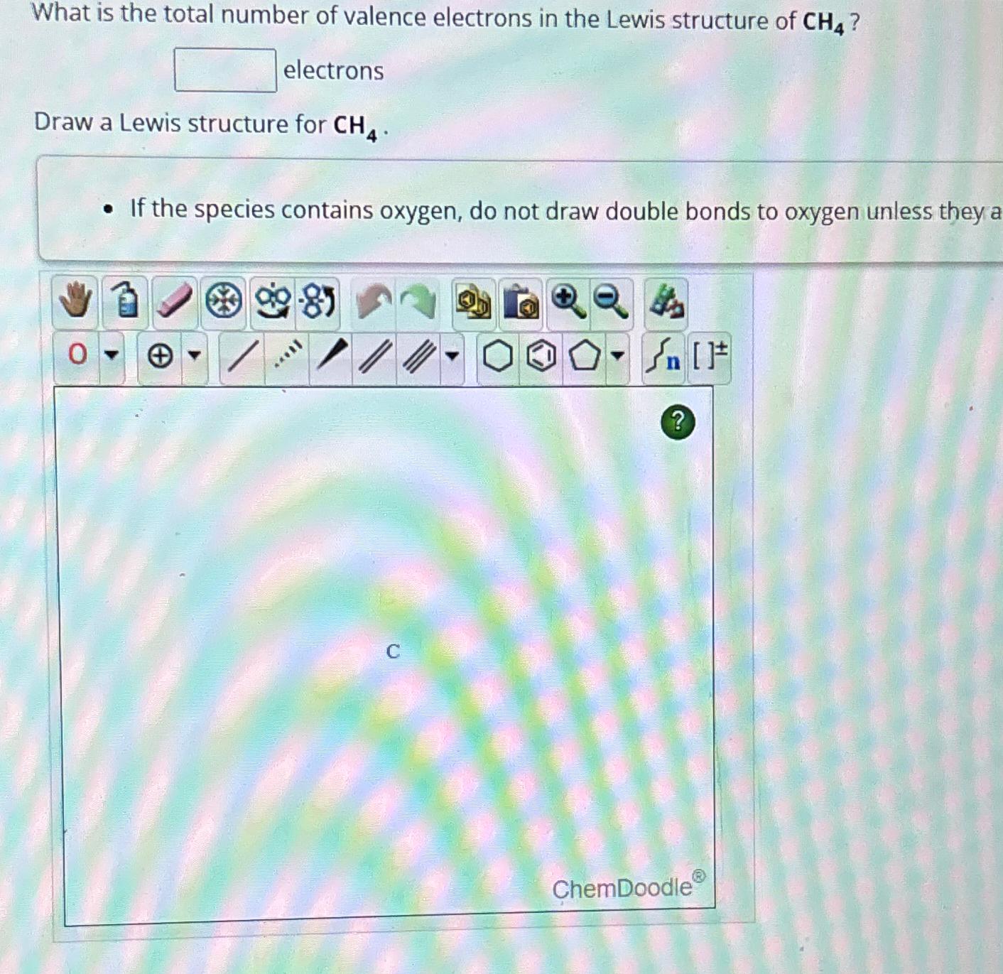 Solved What is the total number of valence electrons in the | Chegg.com
