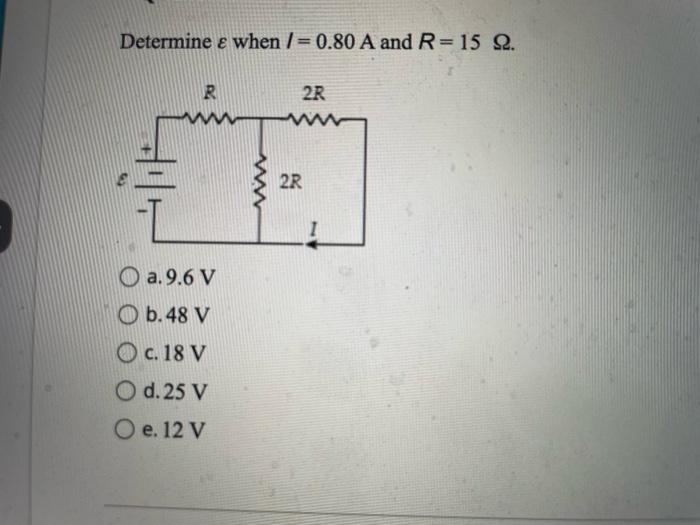 Solved Determine \\( \\varepsilon \\) when \\( I=0.80 | Chegg.com