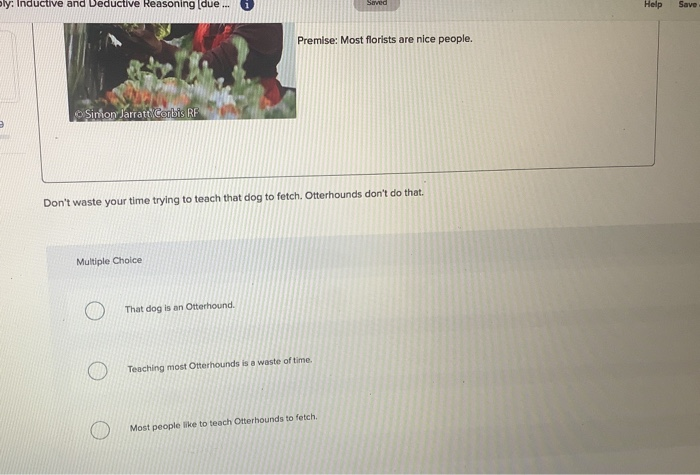 Solved bly: Inductive and Deductive Reasoning due ... i Help | Chegg.com