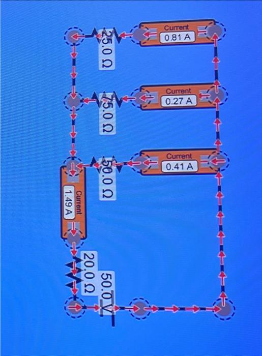 Solved Table 2 ( 5 points) ΔV1:50.0 V 2. Using Kirchhoff's | Chegg.com