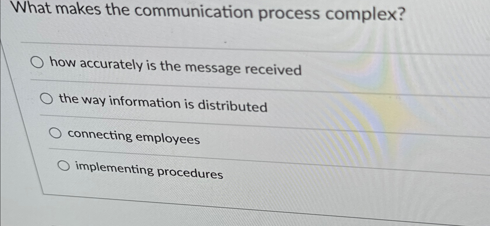 Solved What makes the communication process complex?how | Chegg.com