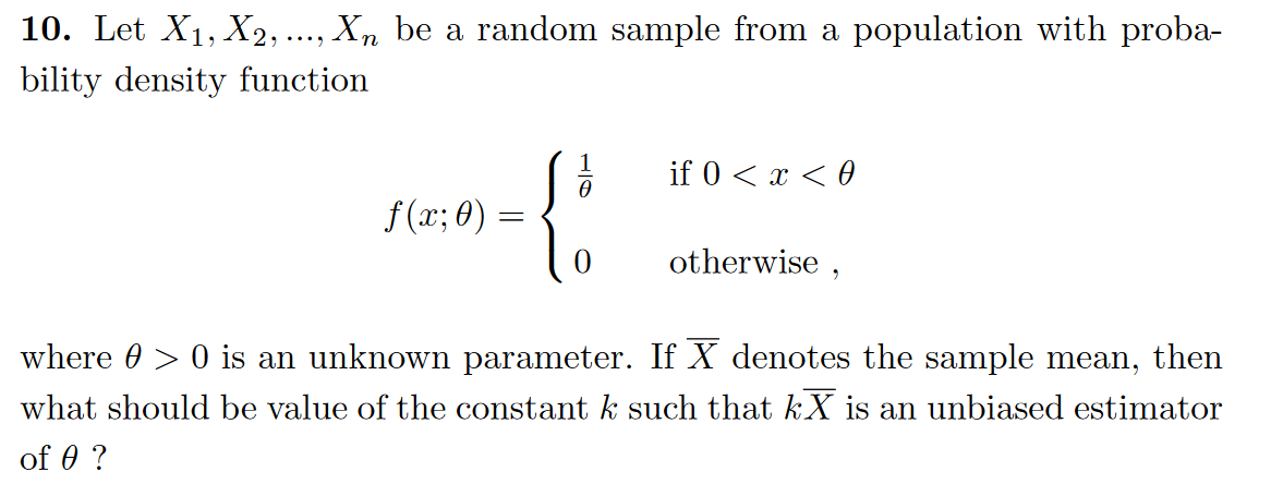 Solved Let x1,x2,dots,xn ﻿be a random sample from a | Chegg.com