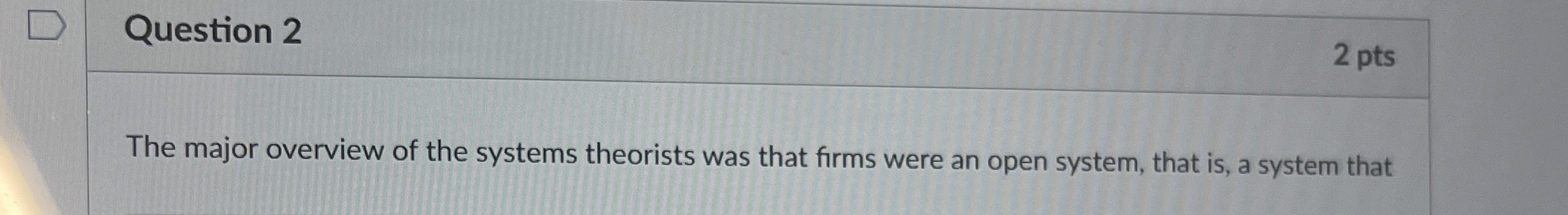 Solved Question 22 ﻿ptsThe major overview of the systems | Chegg.com