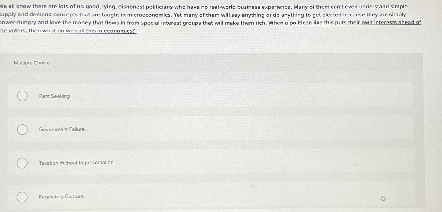 Solved We all know there are lots of no-good, lying, | Chegg.com