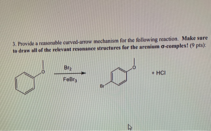 Solved 3. Provide a reasonable curved-arrow mechanism for | Chegg.com
