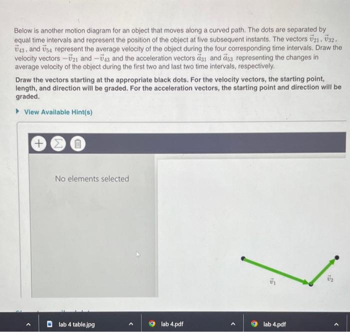 Below is another motion diagram for an object that | Chegg.com