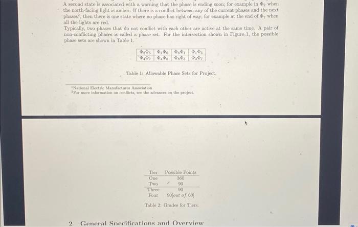 Solved A primary purpose of a traffic signal is to provide | Chegg.com