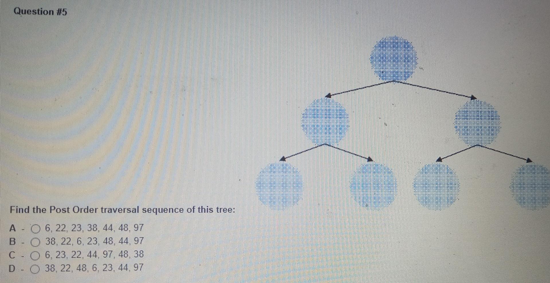 Solved Question #1 Insert these integers into a binary tree: | Chegg.com