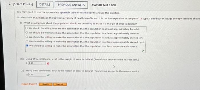Solved 2. [5.34/8 Points] DETAILS PREVIOUS ANSWERS You may | Chegg.com