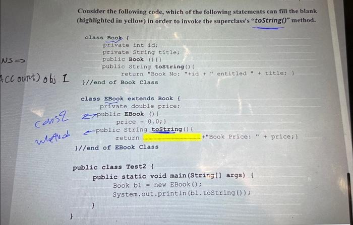 Solved NS=> ACC ourt) obj. I conse mathal Consider the | Chegg.com