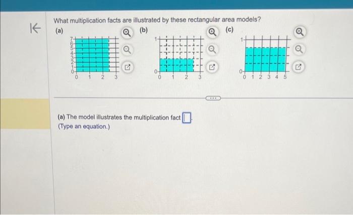 Solved What multiplication facts are illustrated by these | Chegg.com