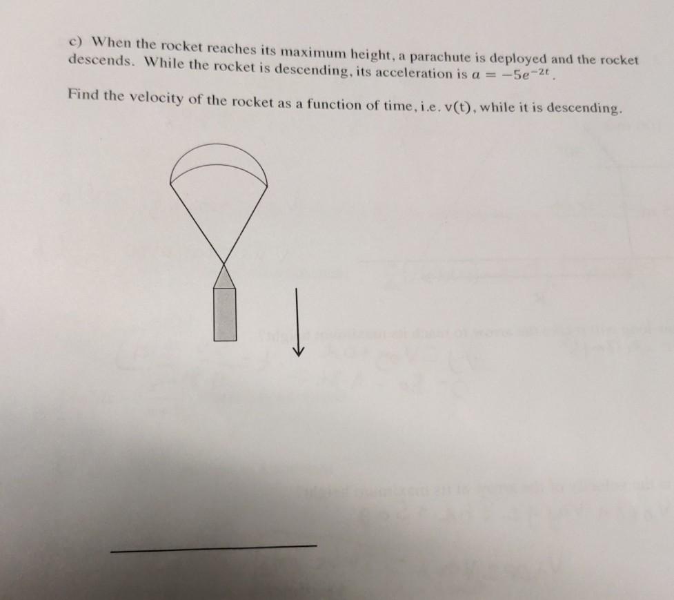 Solved 2. A rocket initially at rest is launched straight up | Chegg.com