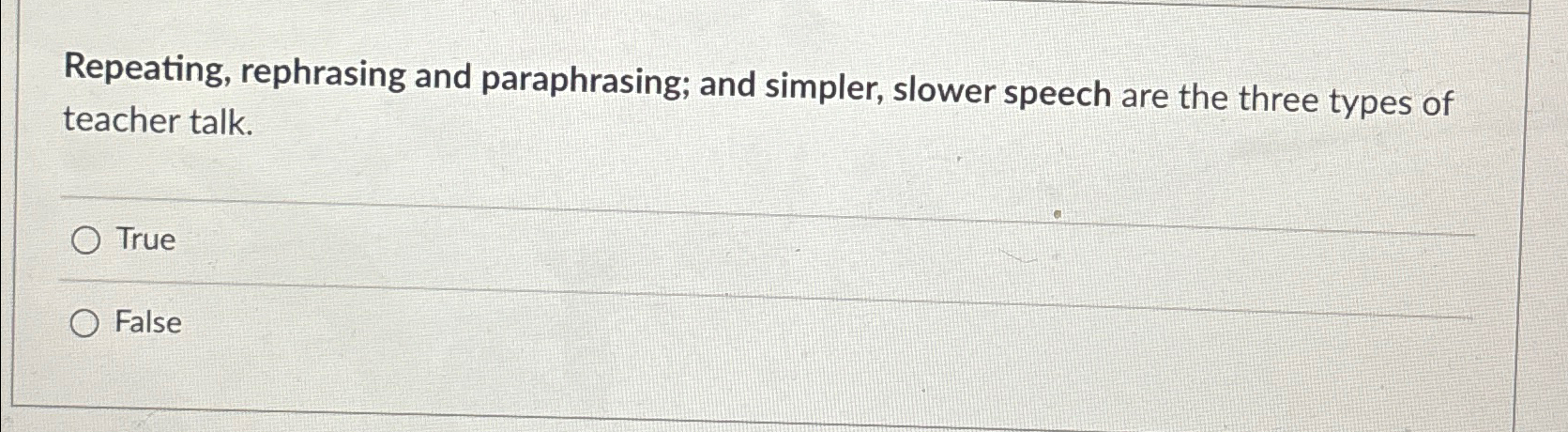 Solved Repeating, rephrasing and paraphrasing; and simpler, | Chegg.com